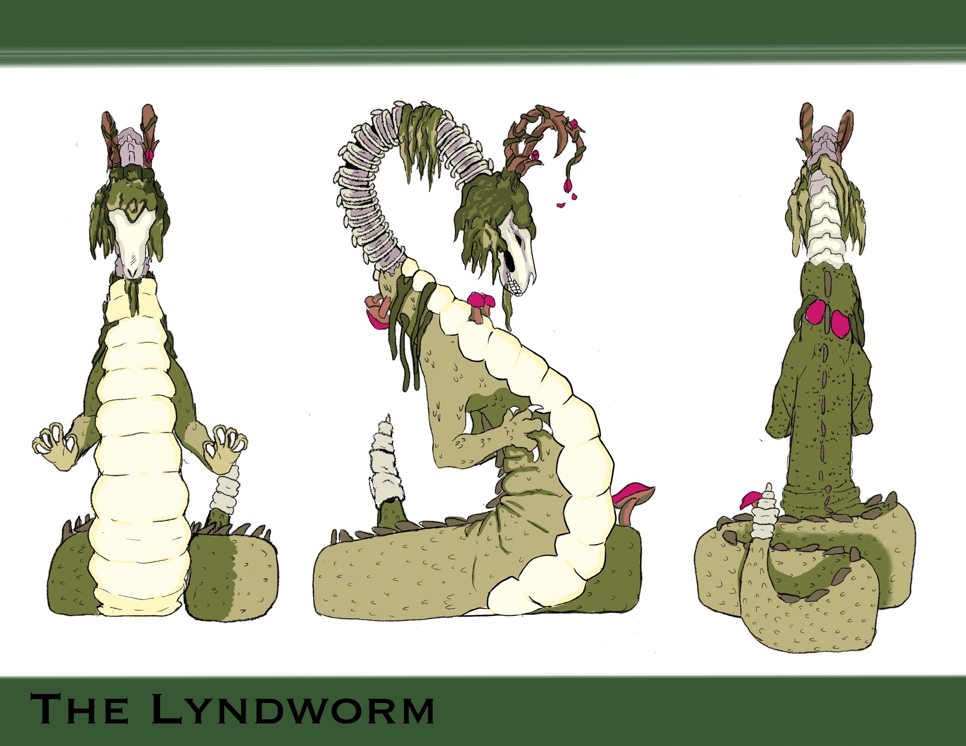 ArtStation - Character Turnaround: The Lyndworm
