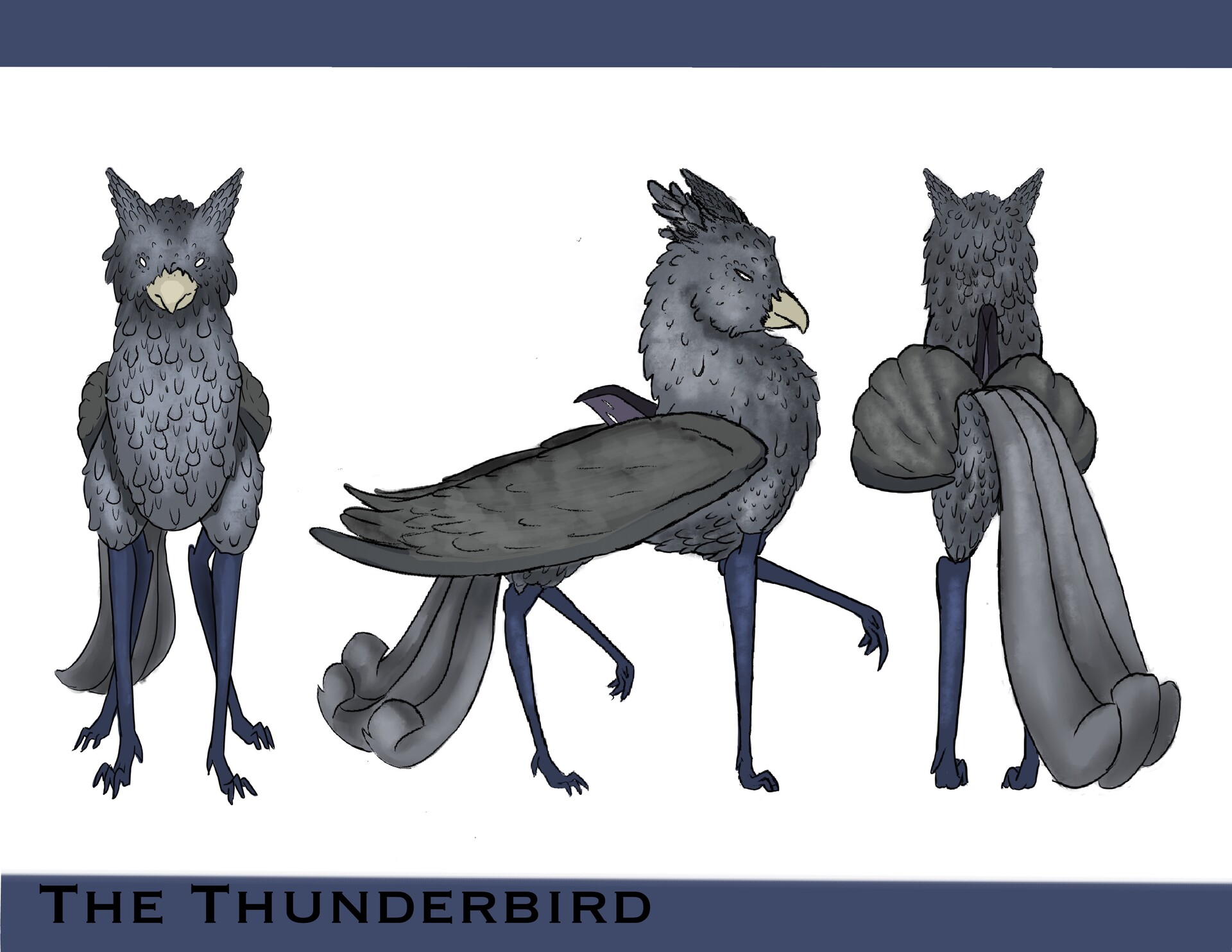 ArtStation - Character Turnaround: The Thunderbird