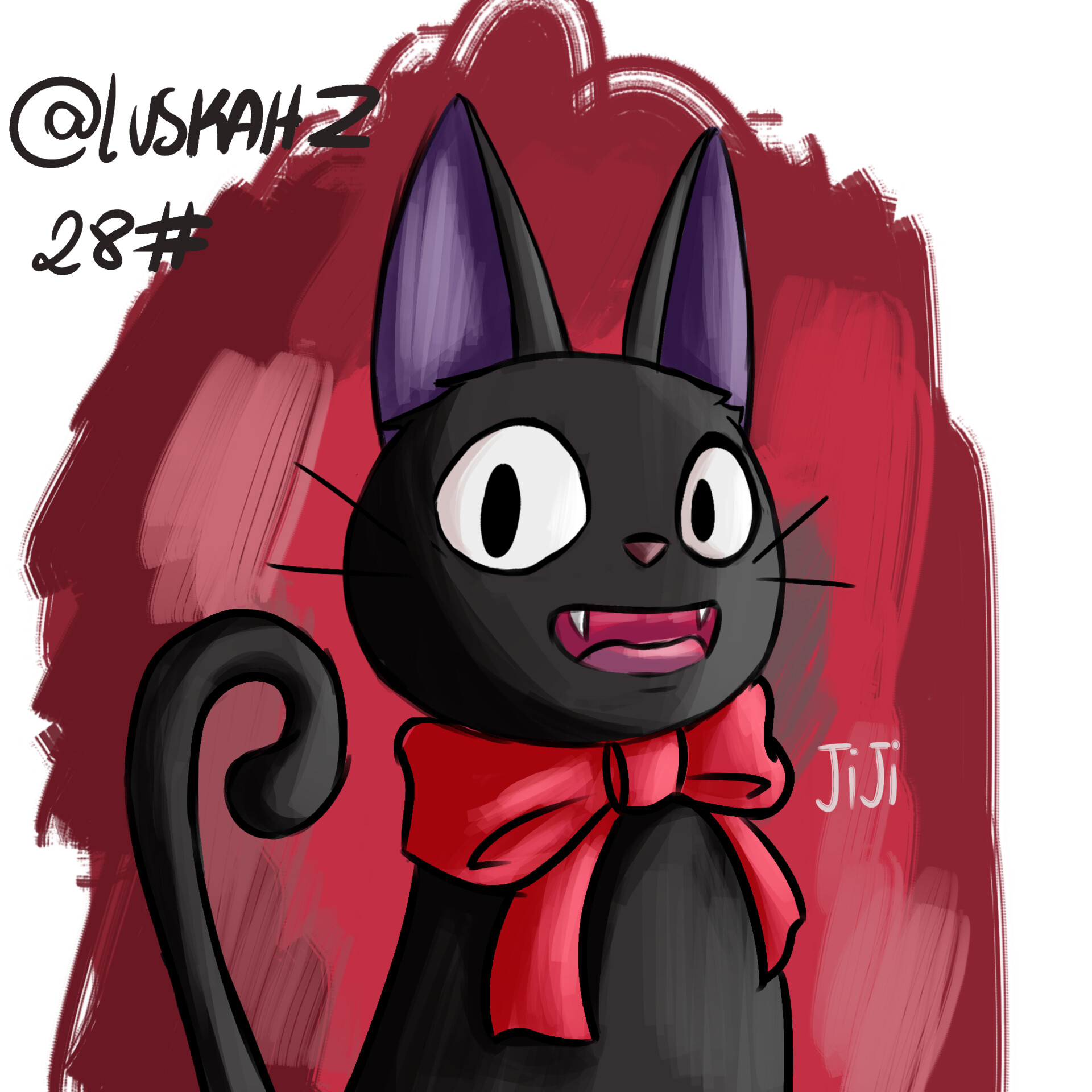 ArtStation - Jiji [Ghiblitober 2021 day 28#th "Feline"]