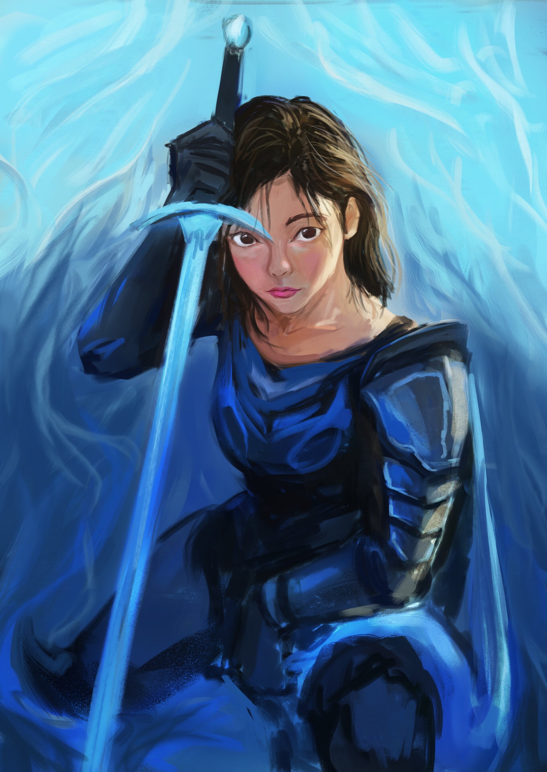 ArtStation - Knight in water