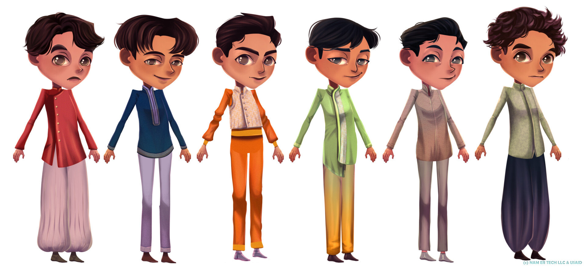 Kimi Zadegan - USAID Indian Teacher Simulator Character Art