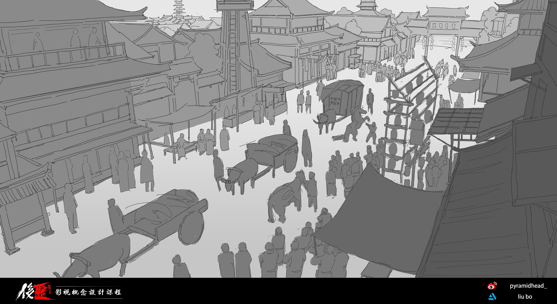 Junling concept art workshop - 3期学员概念图作品-刘博