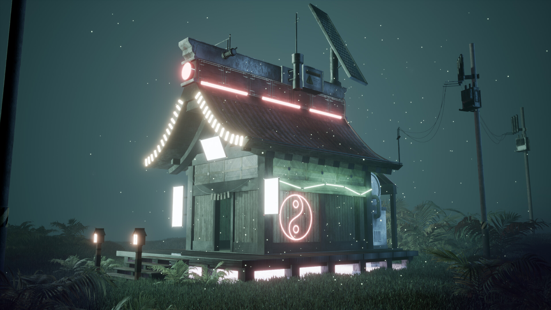 ArtStation - Cyber Shrine