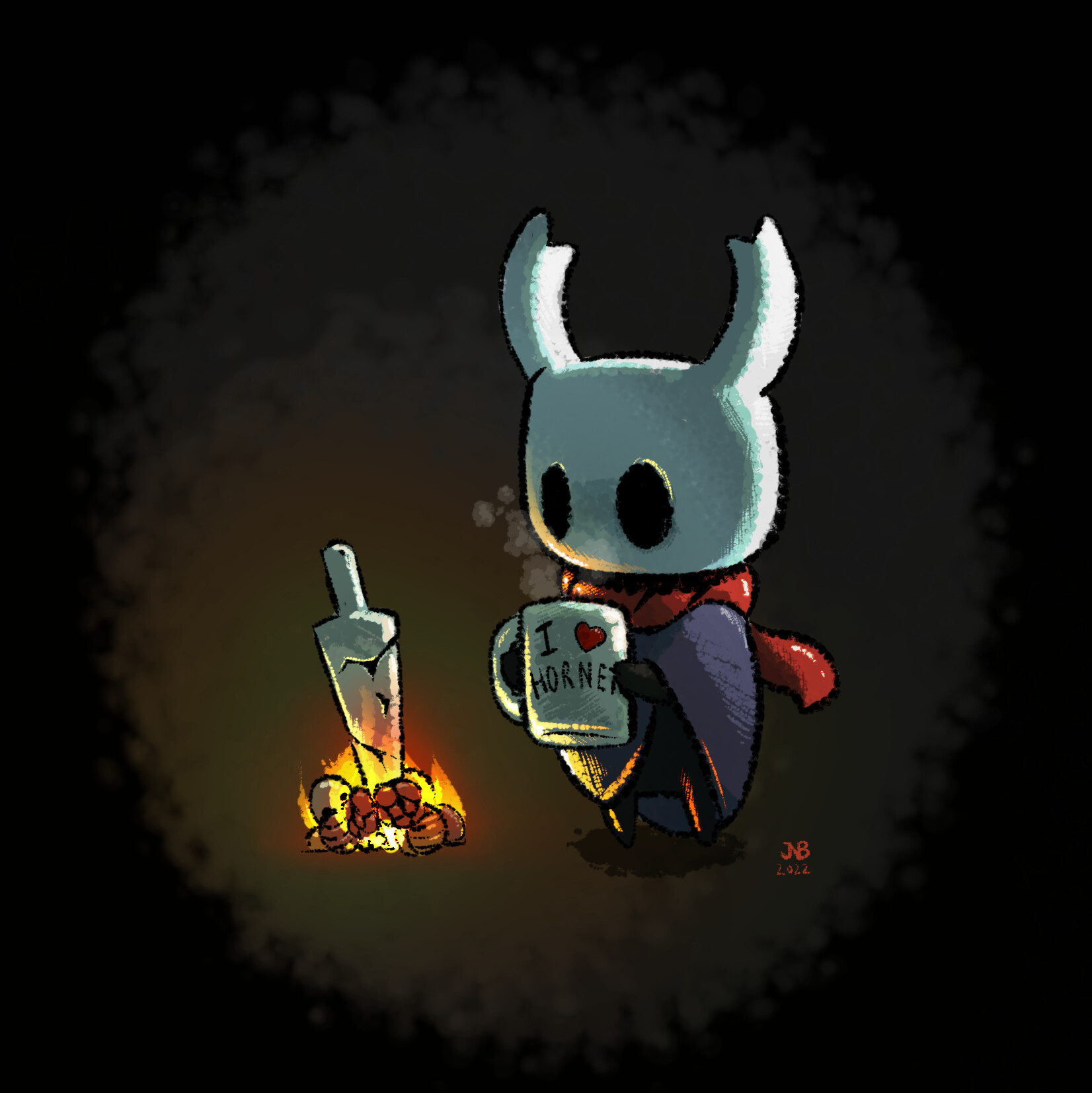 ArtStation - The hollow knight bonfire