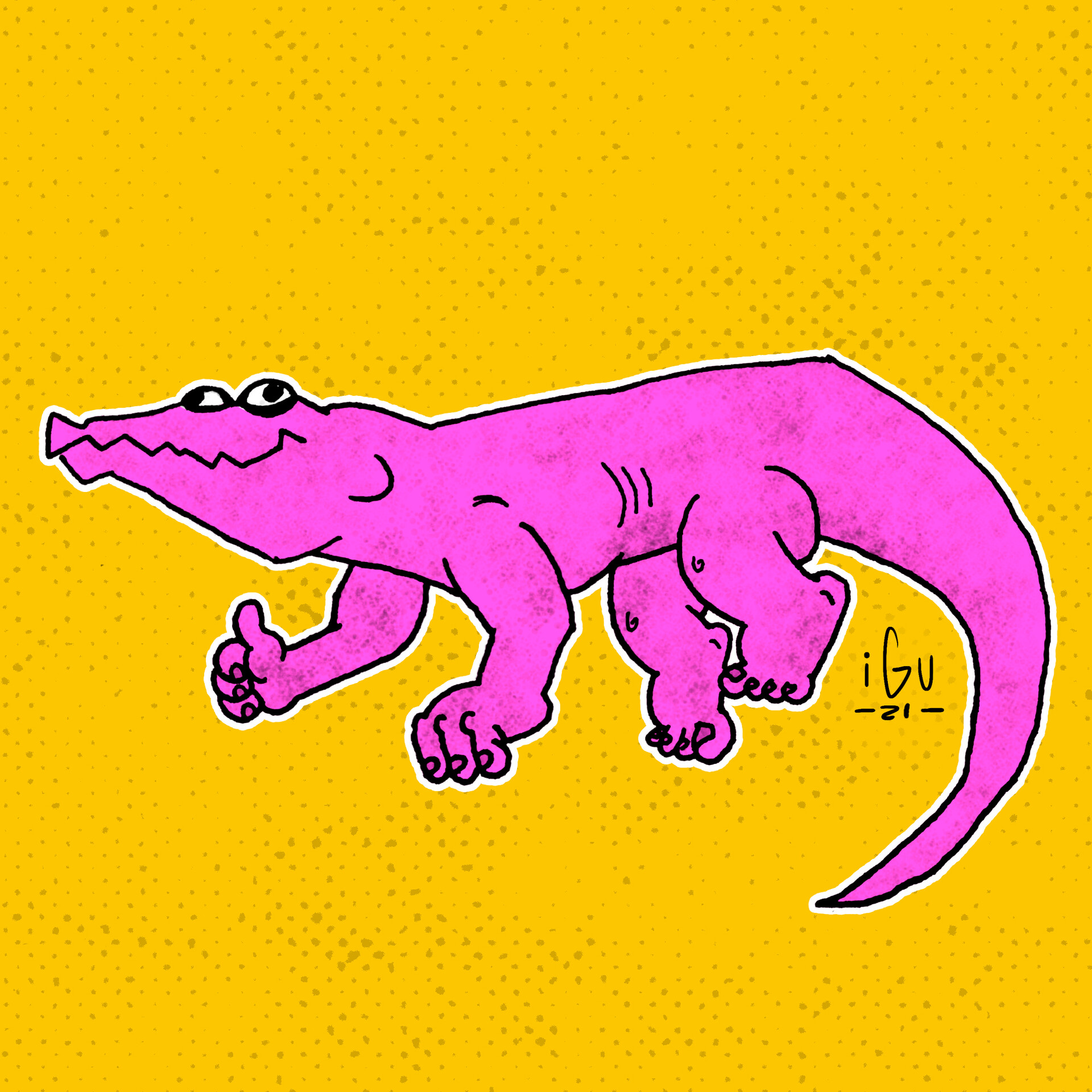 ArtStation - A nice alligator