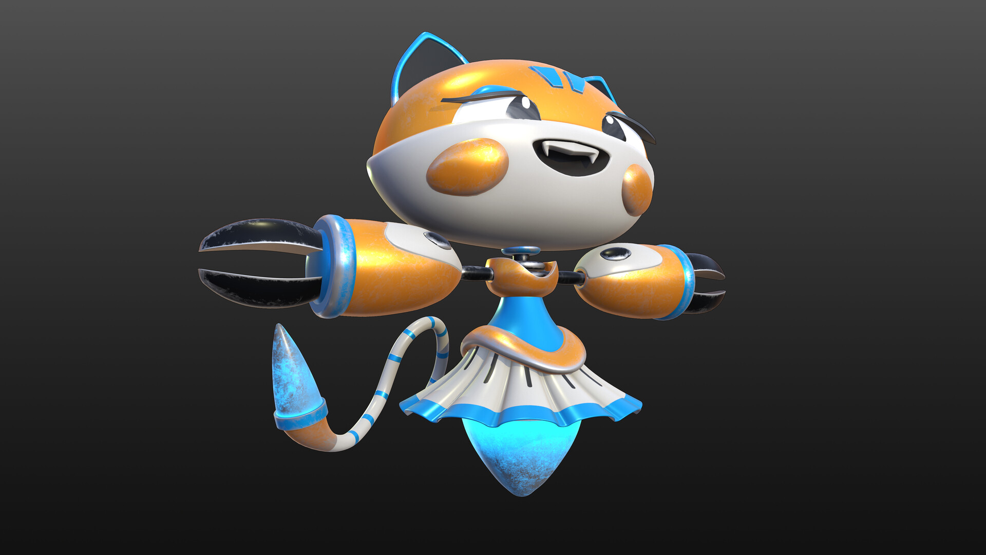 ArtStation - 3d model stylized cat