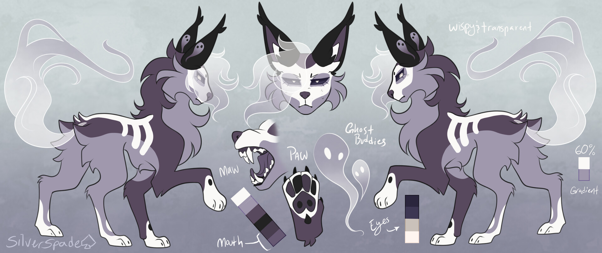 ArtStation - Ghost Wolf | Character Design (Animation) for Client