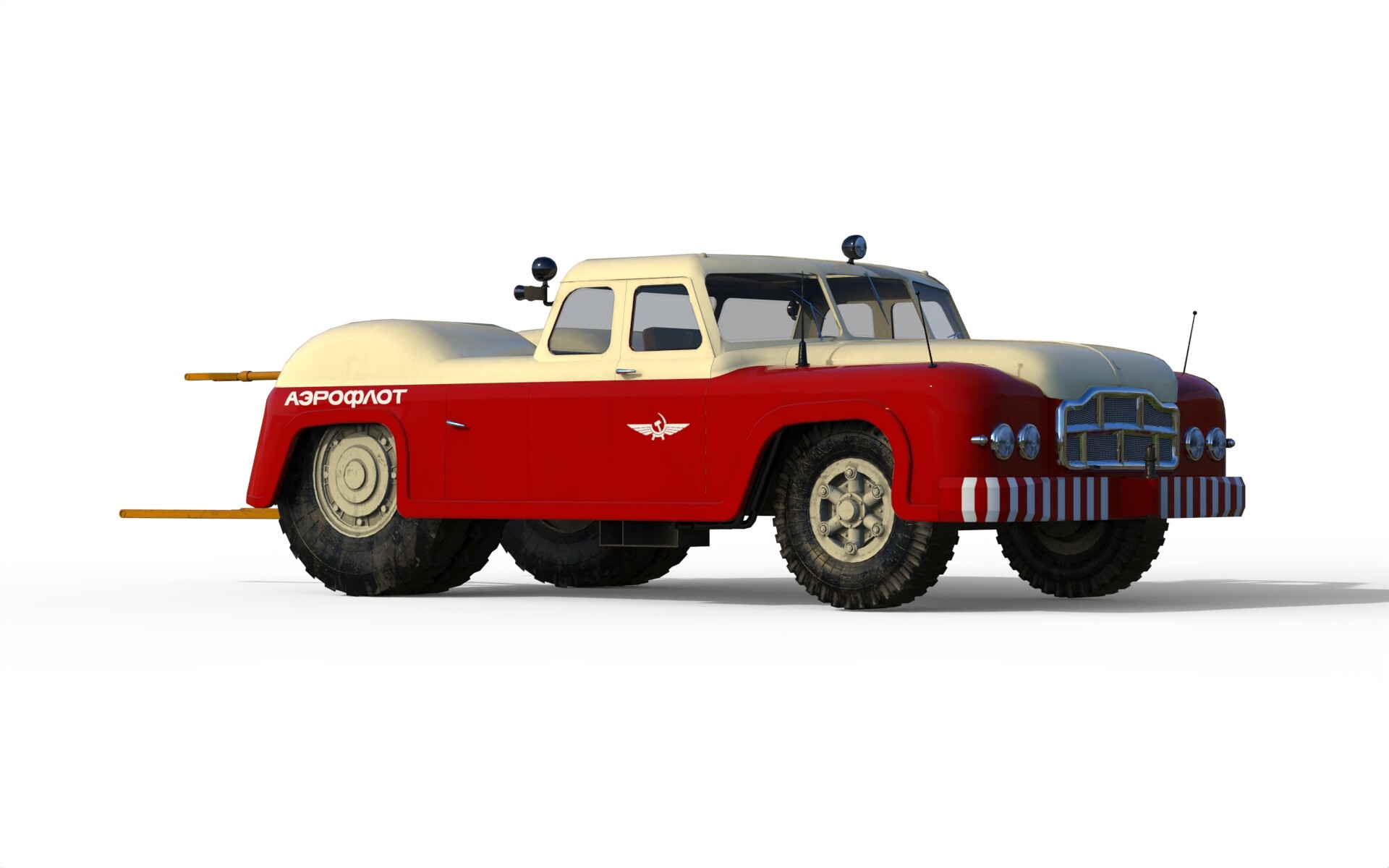 Tim Samedov - MAZ-541 aircraft tug