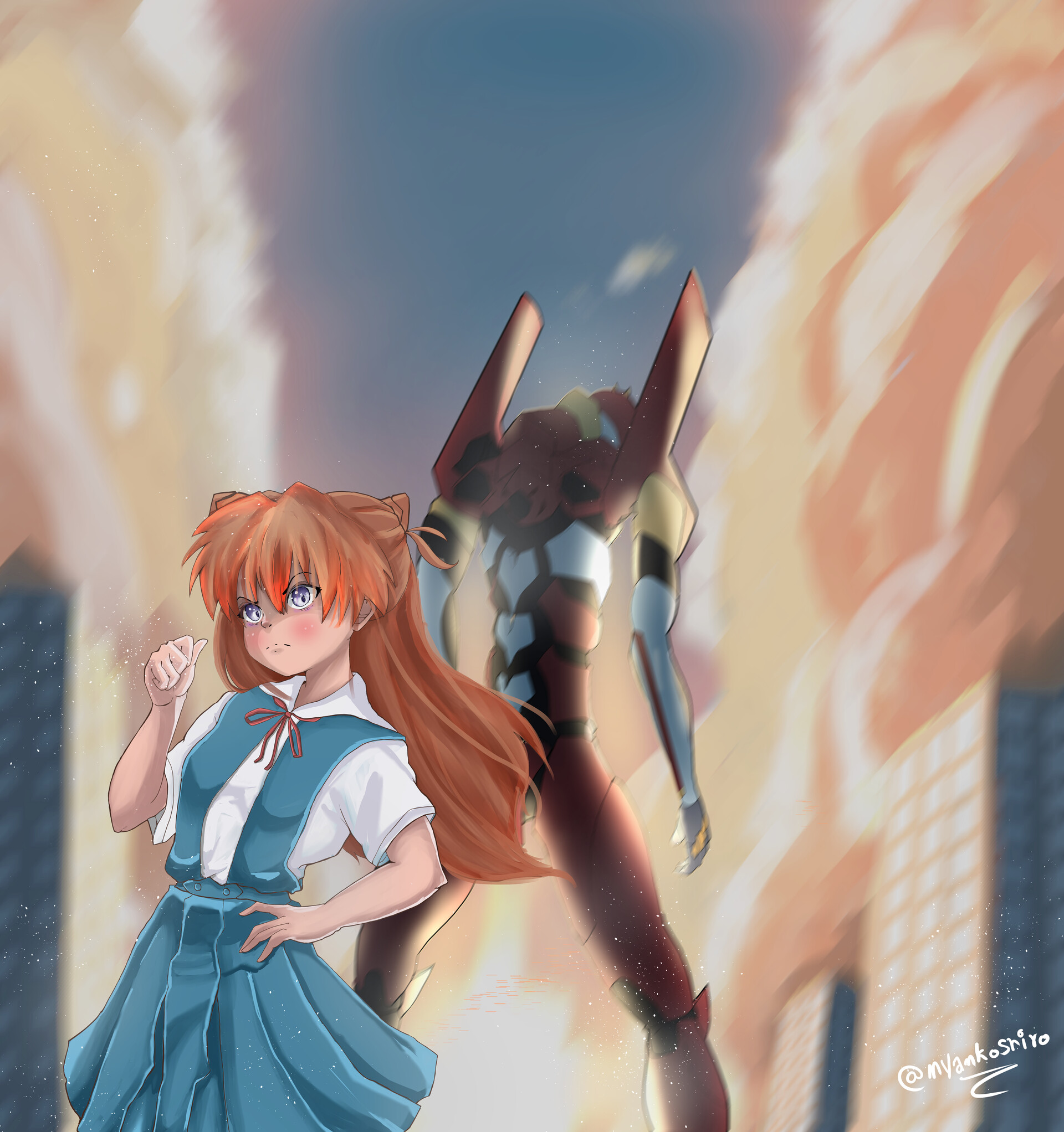 ArtStation - Asuka - Neon genesis Evangelion