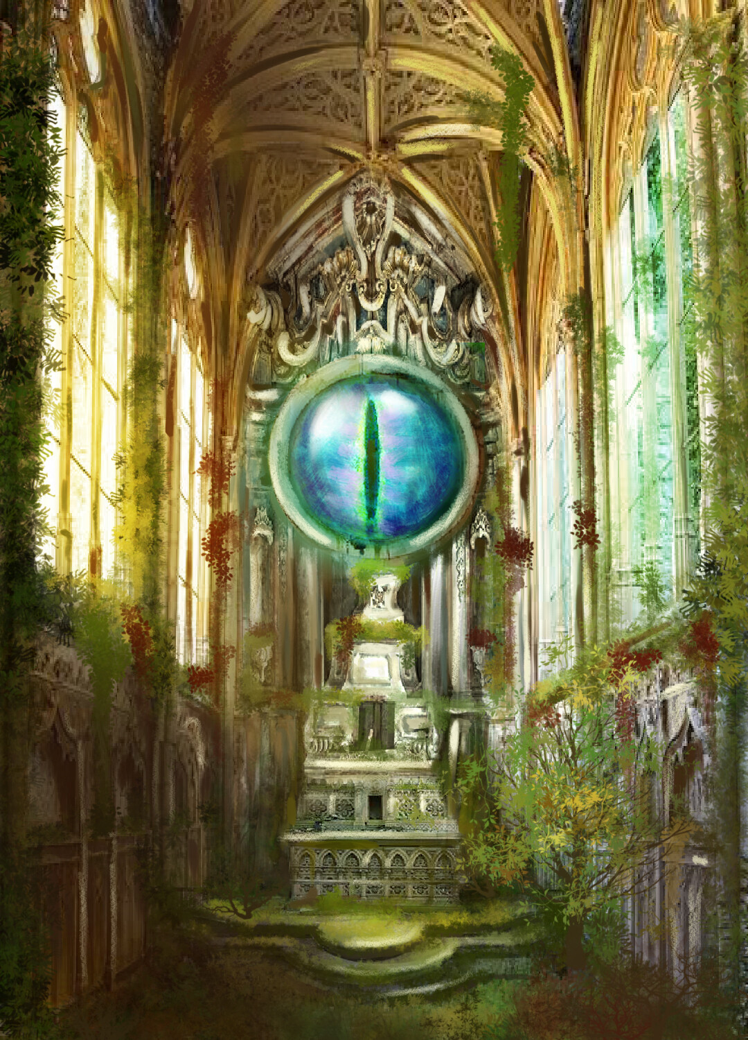 ArtStation - Temple of The Eternal Snake