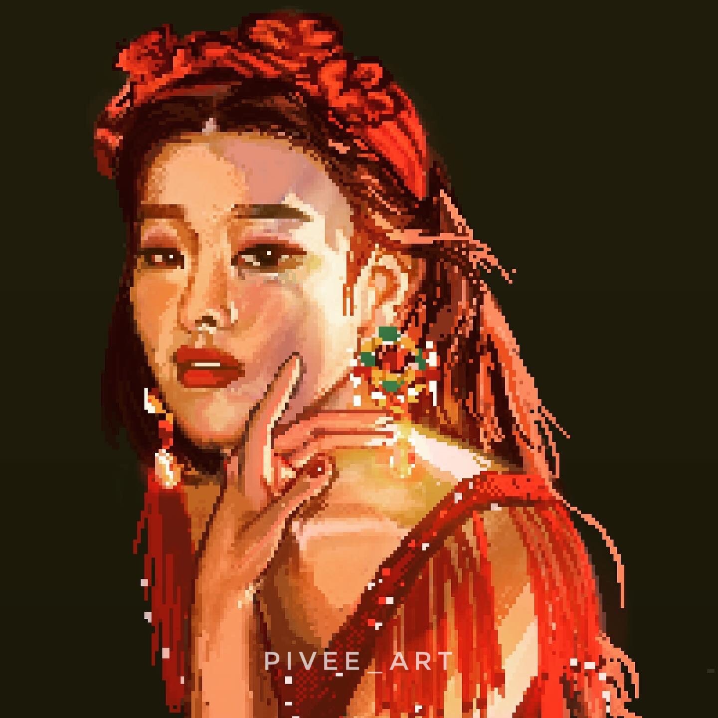 ArtStation - Seulgi Pixel Art Study
