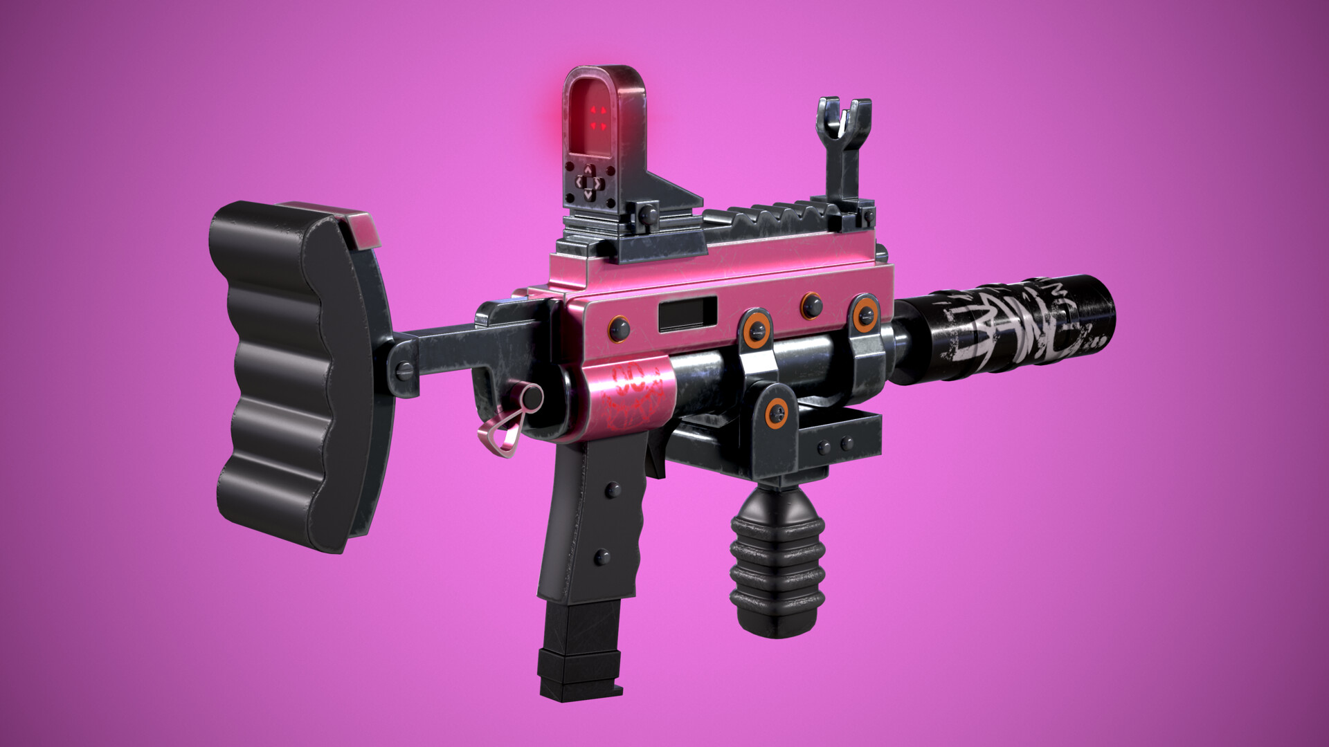 ArtStation - Submachine gun