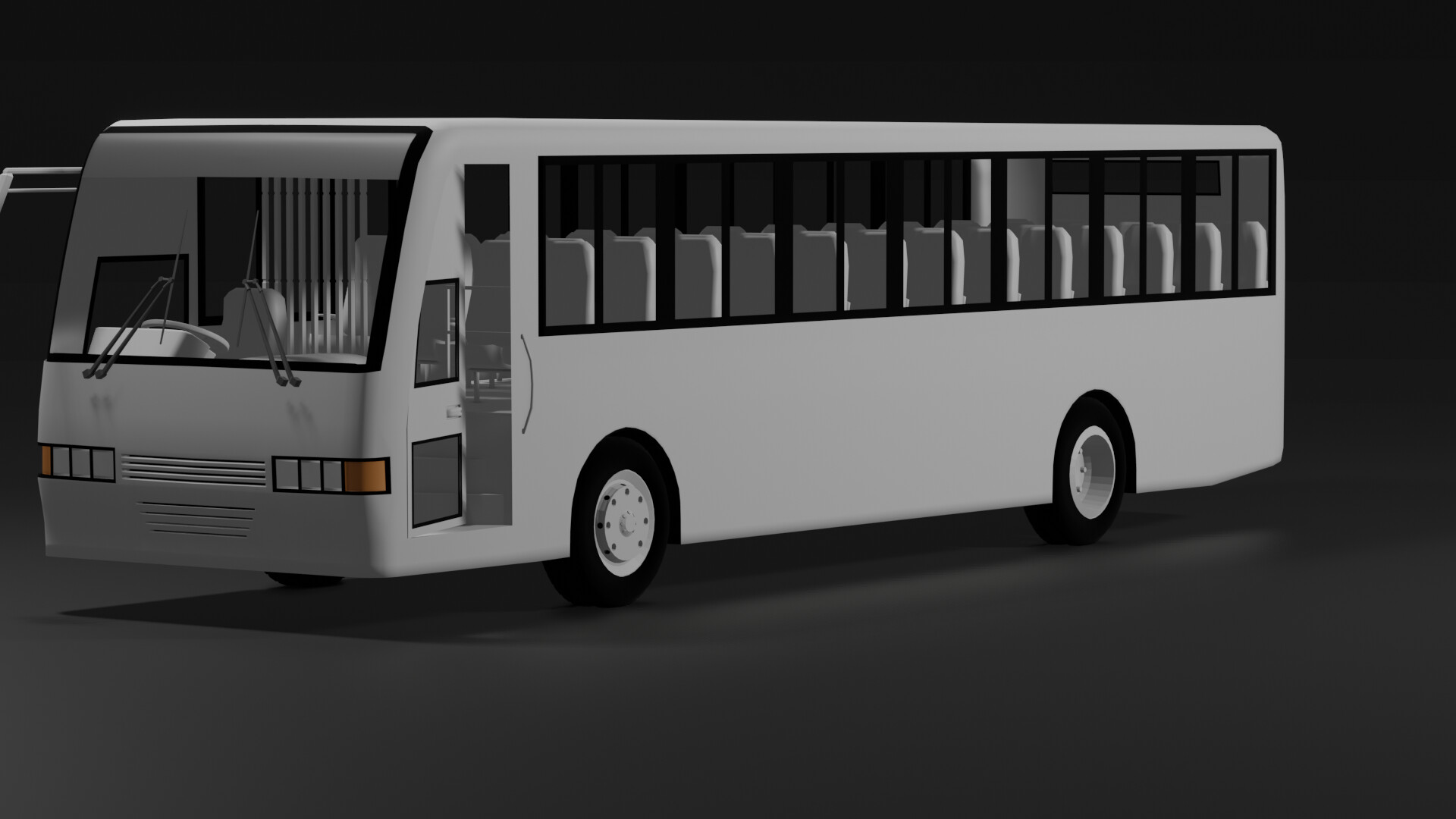 ArtStation - Bus modeling