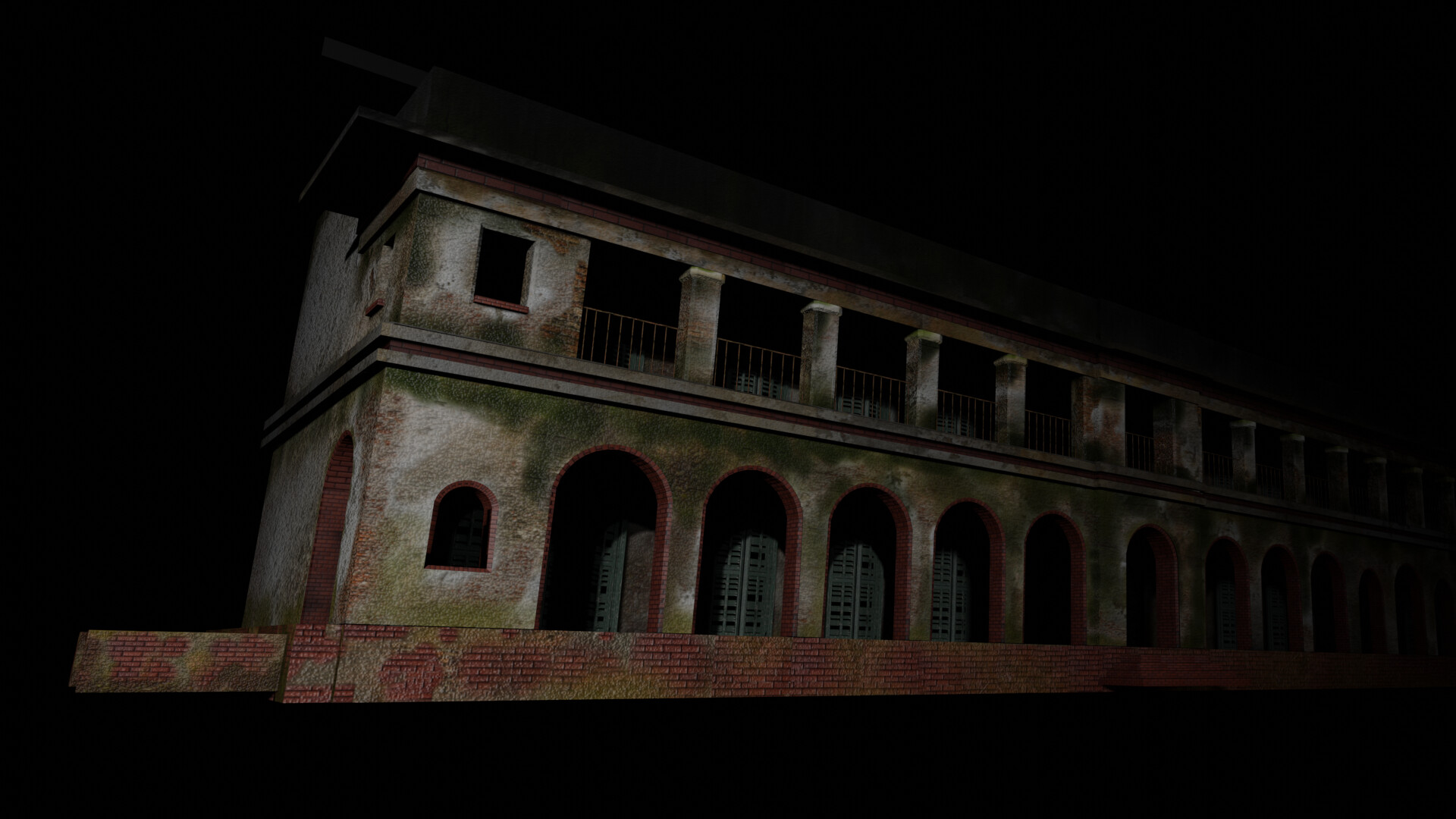 Binary Digit Old Building