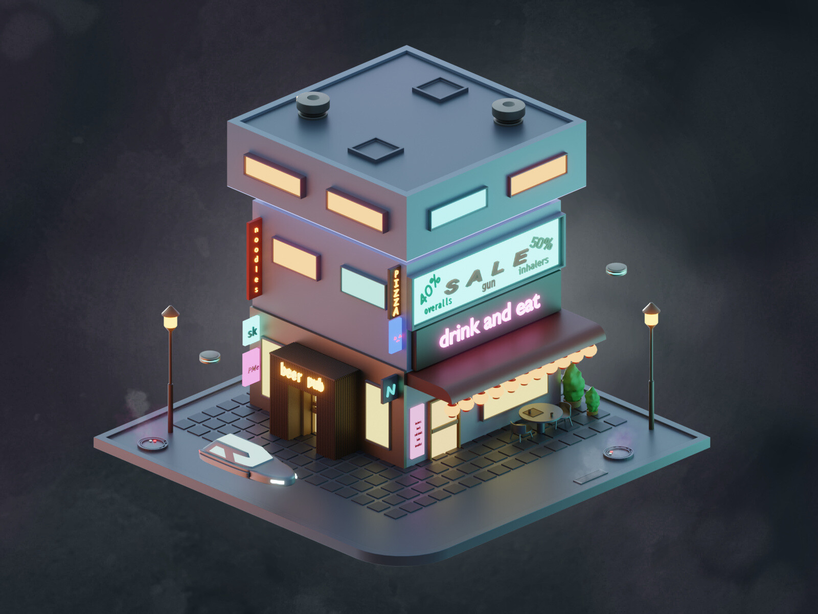 ArtStation - Neon Night