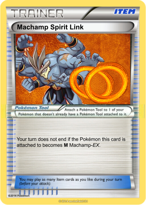 Pokemon Machamp Mega Evolution Card
