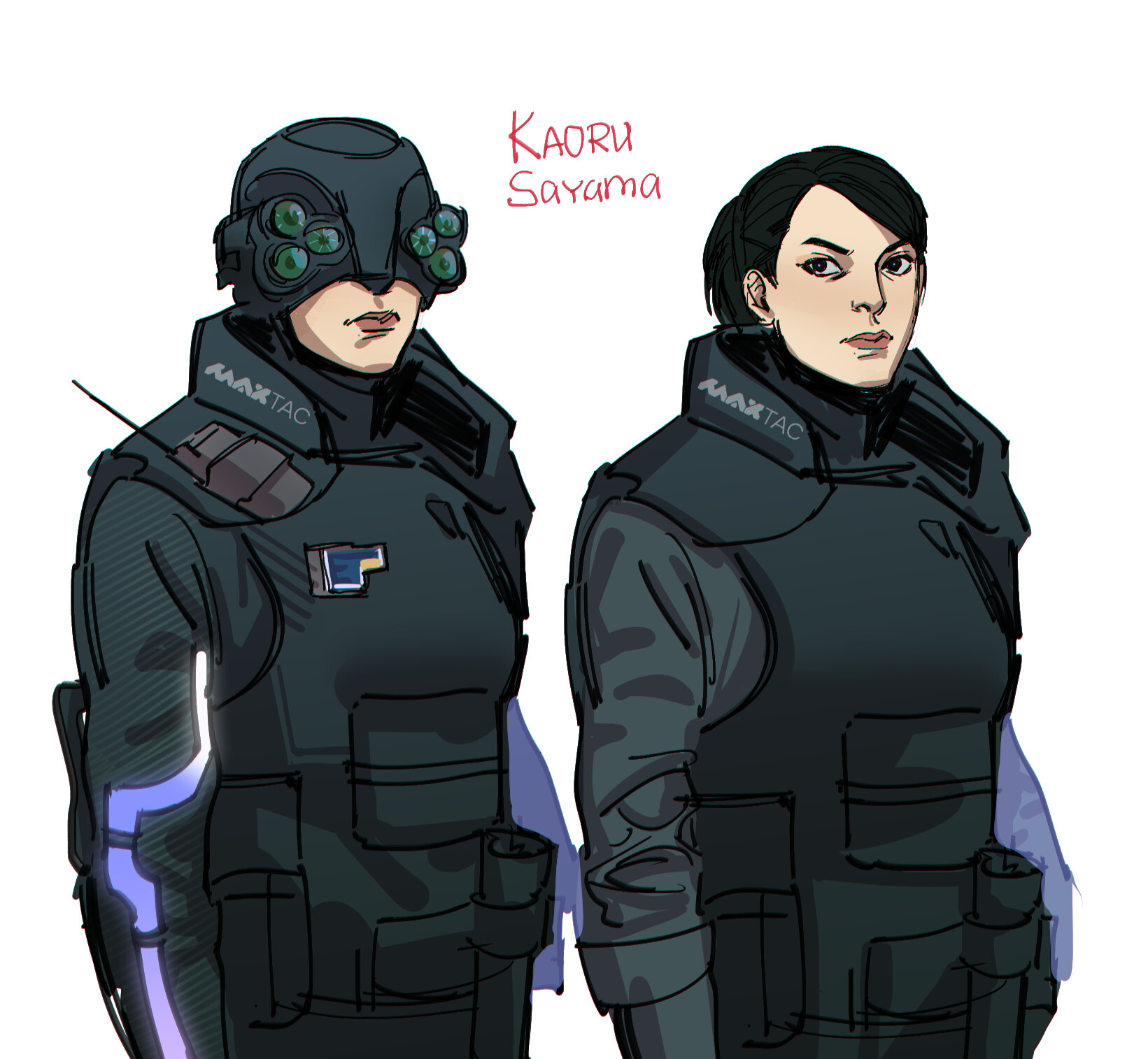 ArtStation - Yakuza|Cyberpunk2077 crossover | Kaoru Sayama