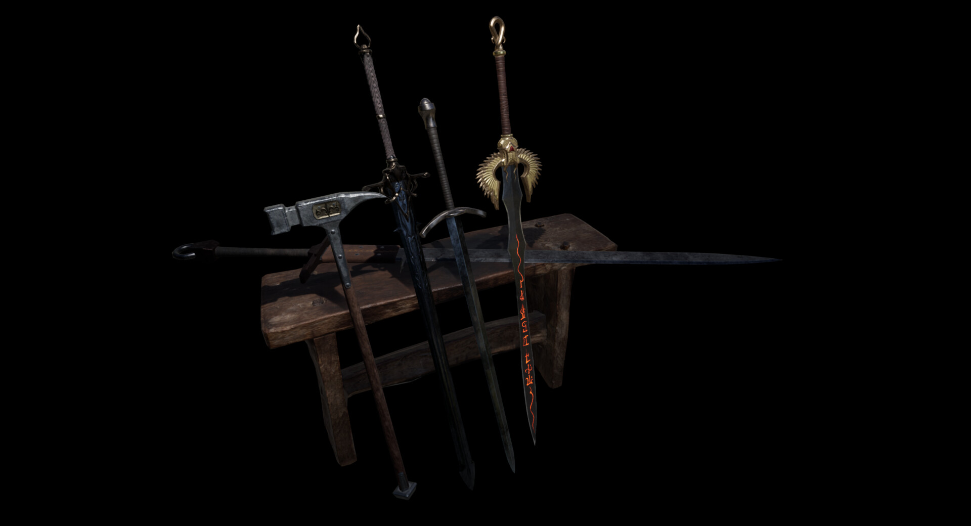 ArtStation - Fantasy Weapons