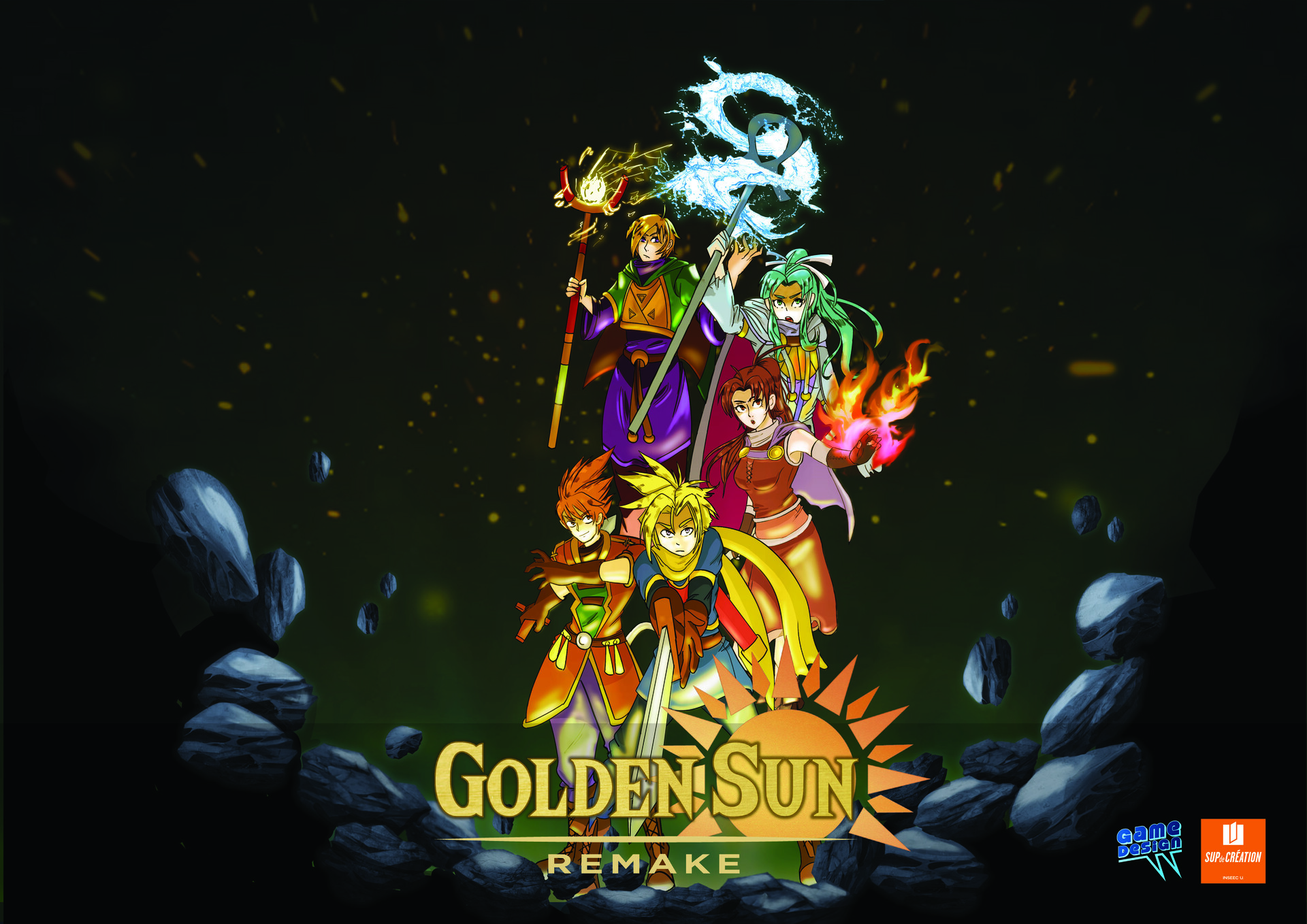 ArtStation - Golden Sun Remake (Projet d'Etude)