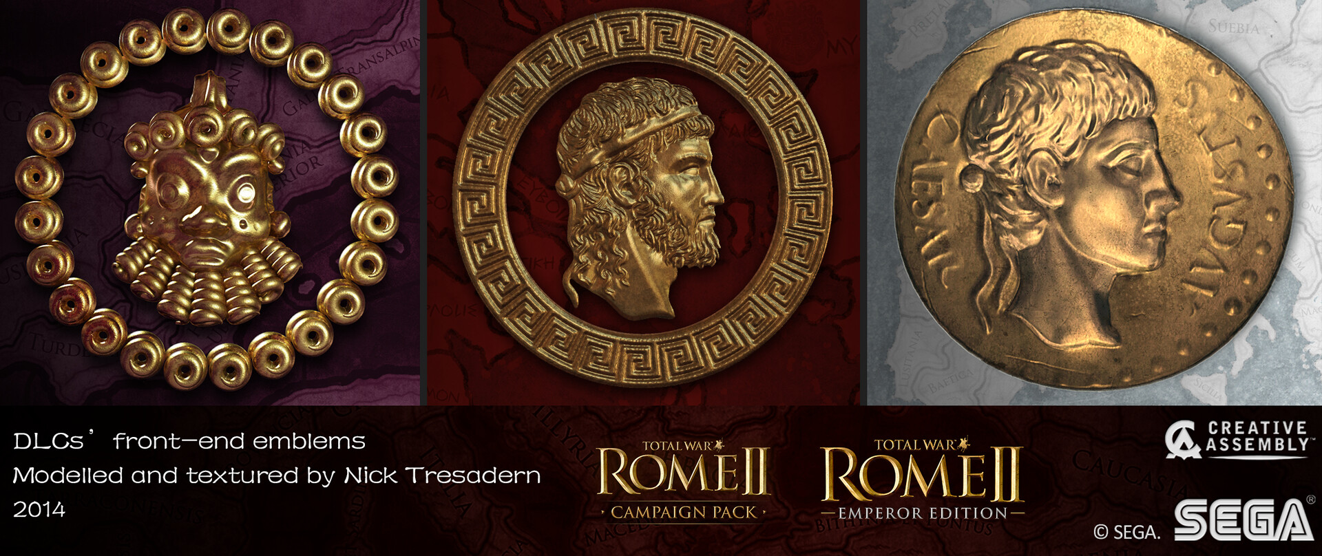 ArtStation - "Total War: Rome II DLCs" (2014) - emblems