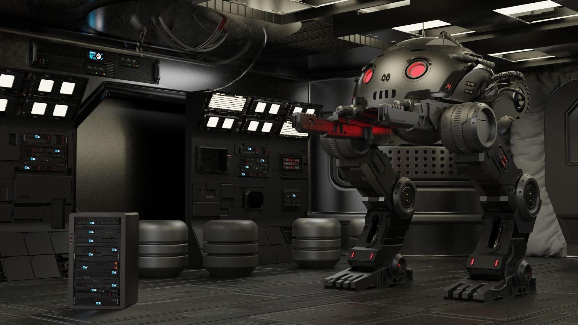 ArtStation - Robat model made in a blender