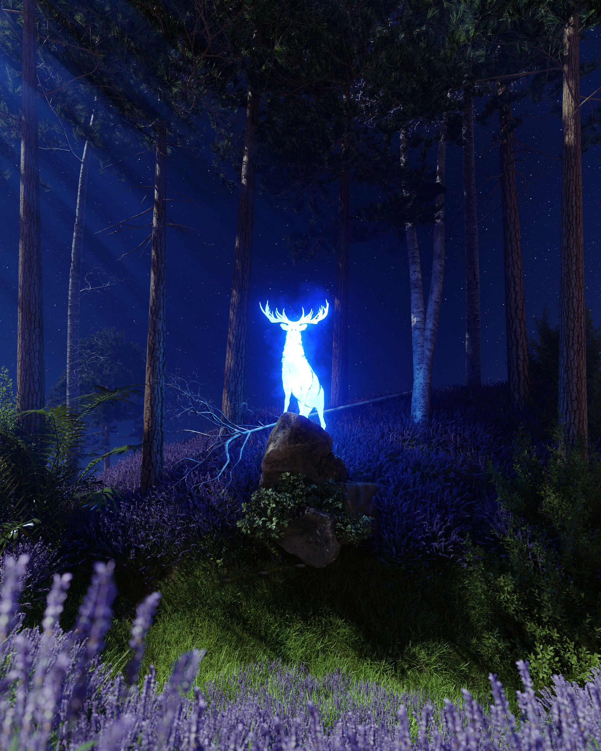 ArtStation - The Forest God