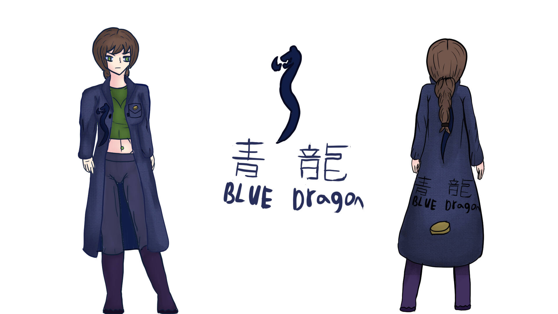 ArtStation - Blue dragon