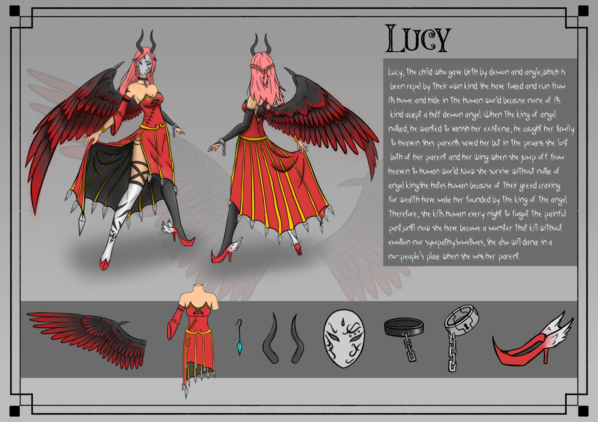 ArtStation - Fallen Angel - Lucy