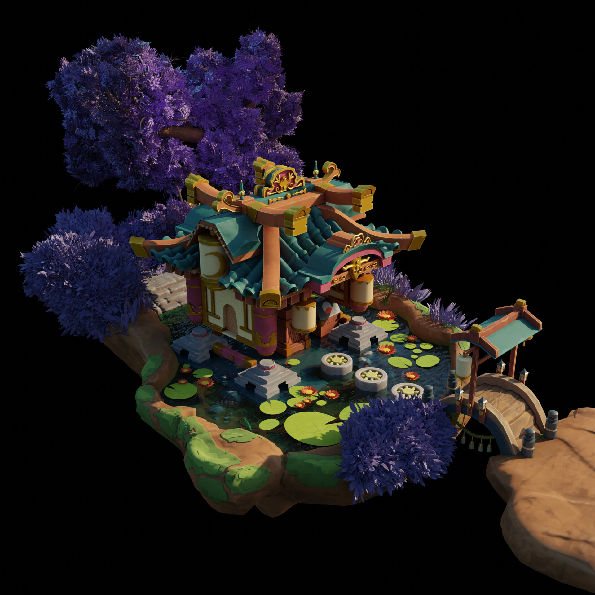 ArtStation - Chinese temple