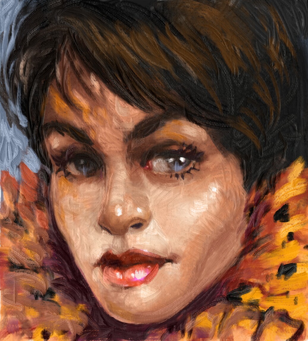 Ramón Miranda - Tests for RGBA brushes in Krita. A long road! :)