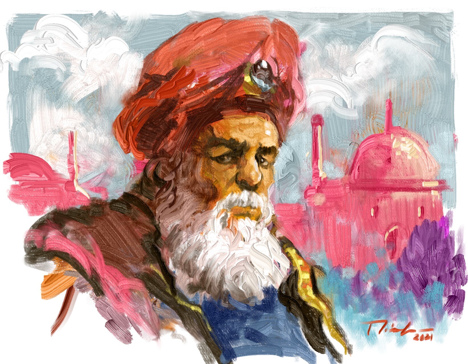 Ramón Miranda - Tests for RGBA brushes in Krita. A long road! :)