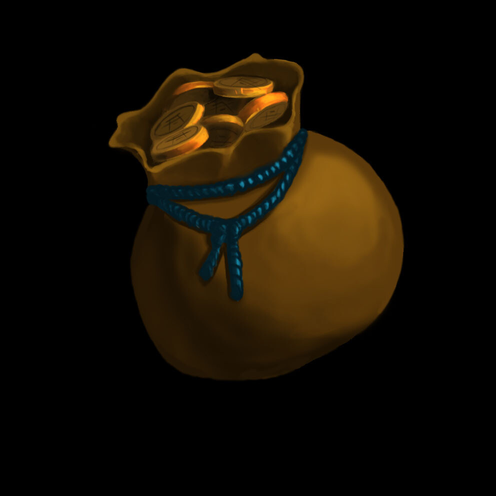 ArtStation - Bag with money