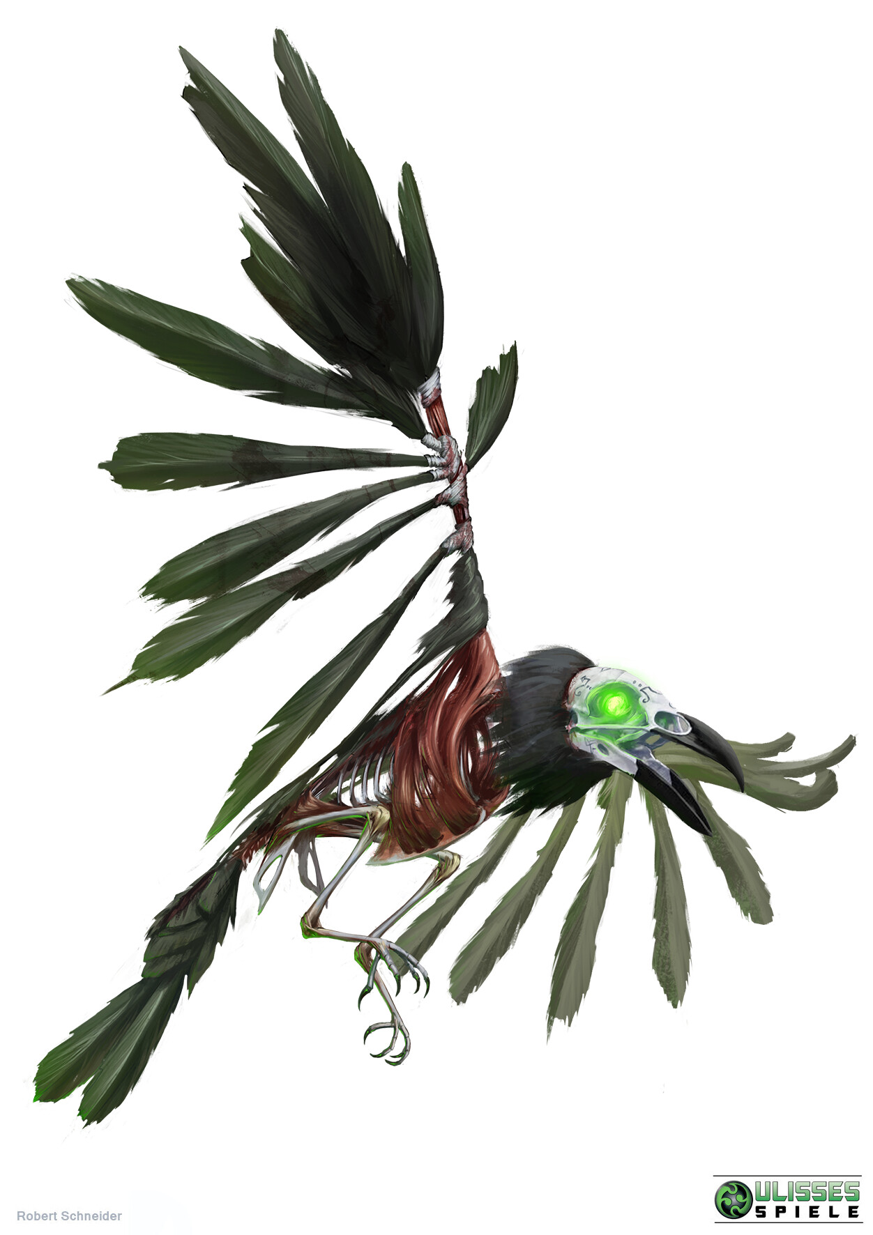 ArtStation - Das Schwarze Auge - The Black Eye - Undead crow