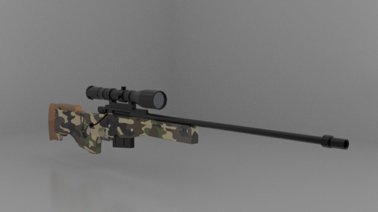 ArtStation - AWM SNIPER RIFEL