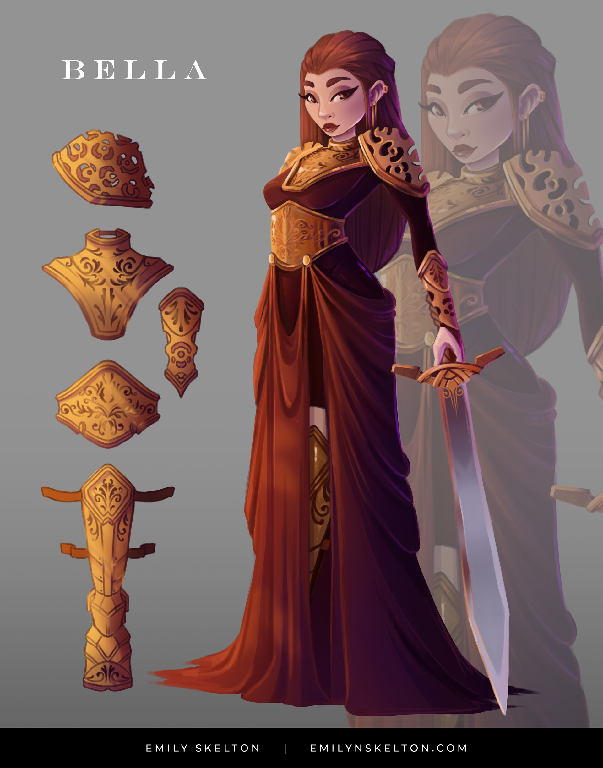 ArtStation - Bella Character redesign