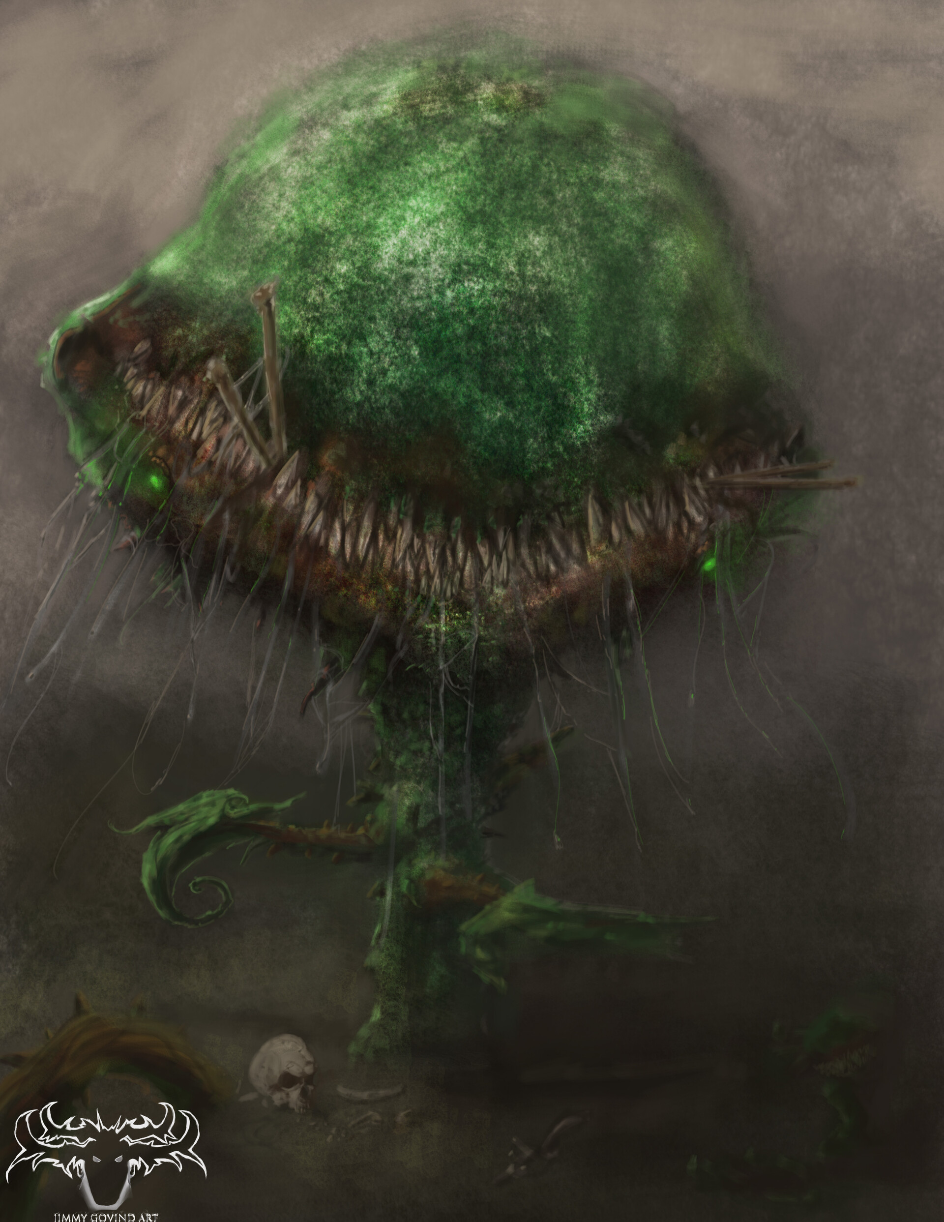 ArtStation - Creepy Plant Sketch 01