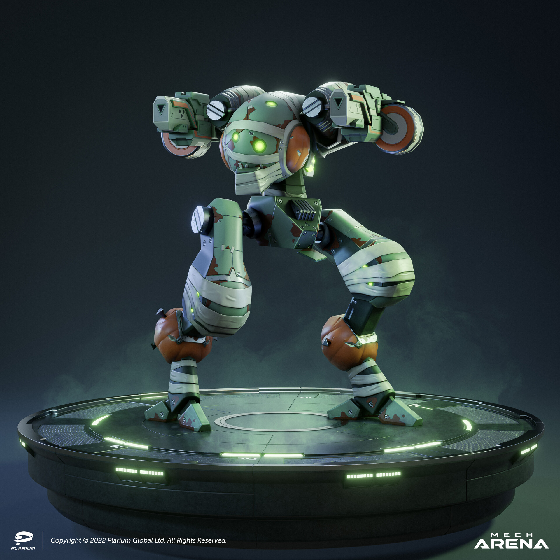 George Shaposhnikov - Mech Arena - Cheetah Halloween Skin