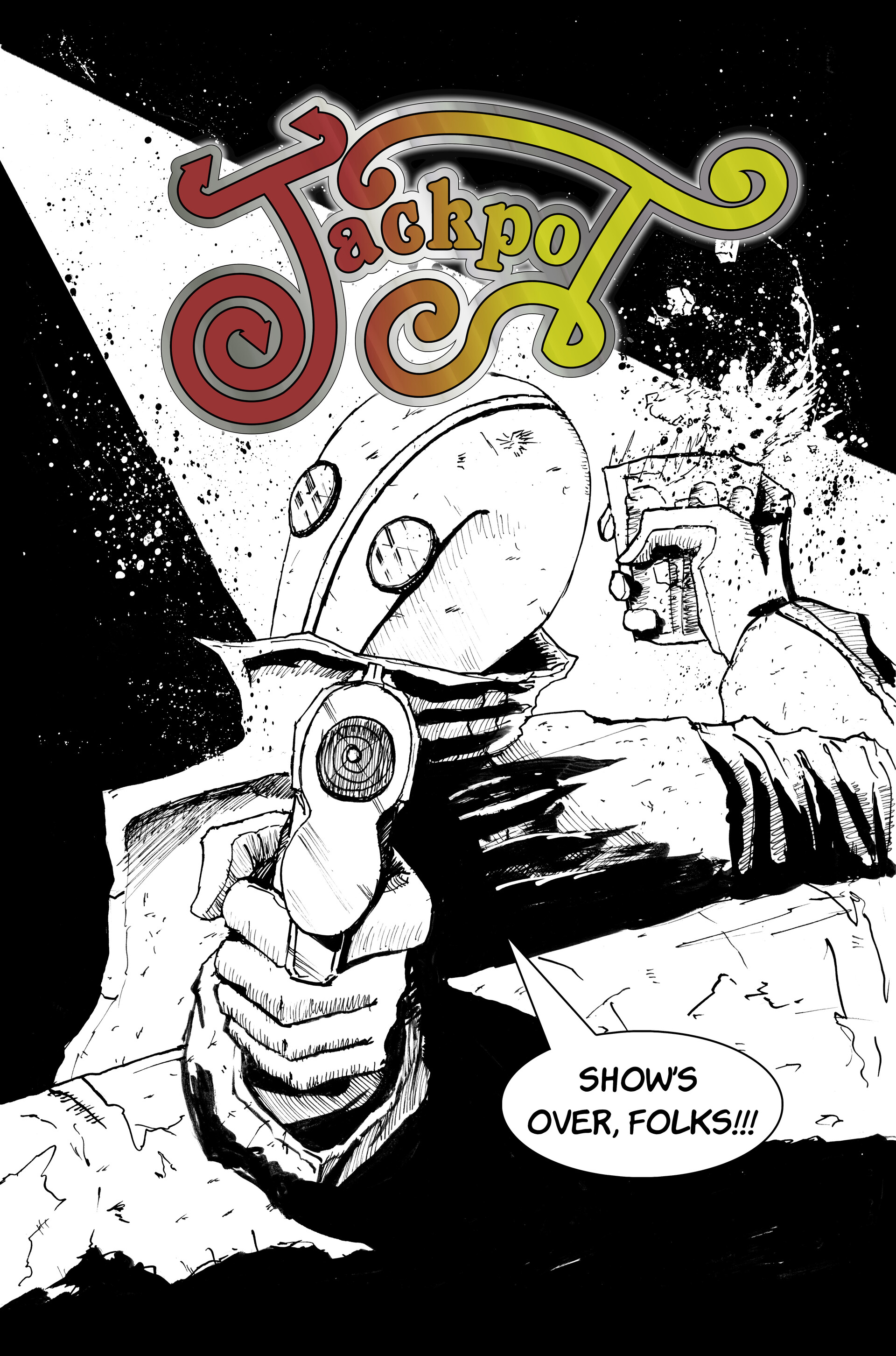 ArtStation - Jackpot Splash Pages - WIP