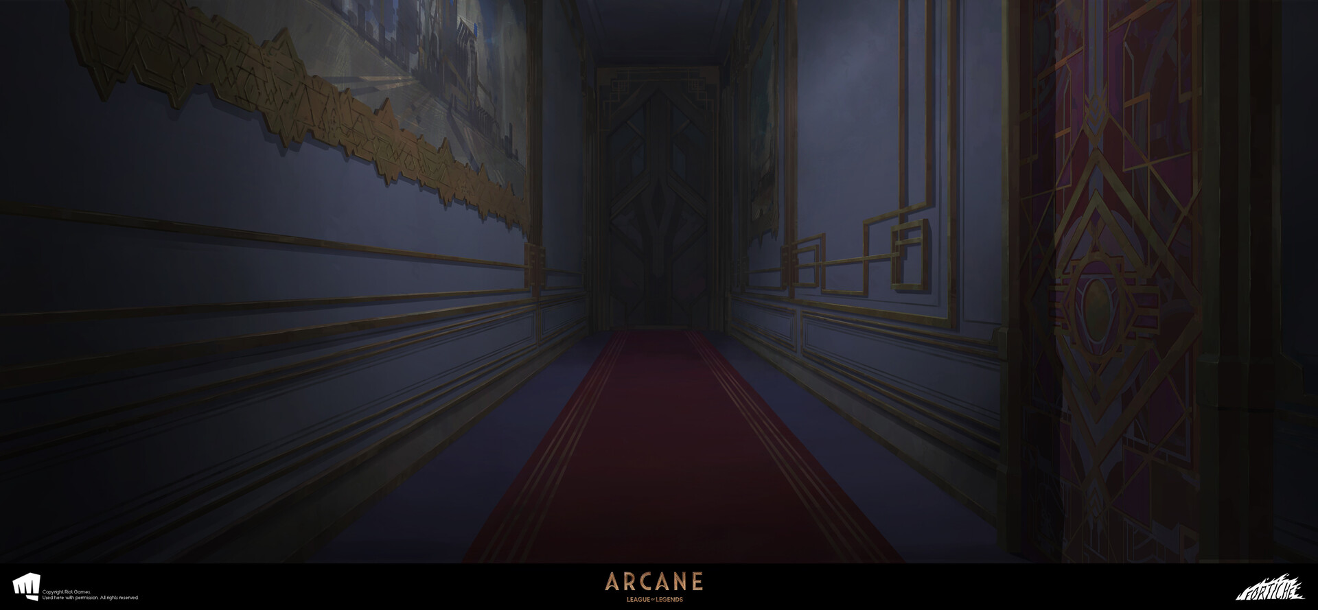 Stéphane Baton - Arcane - Academy corridor
