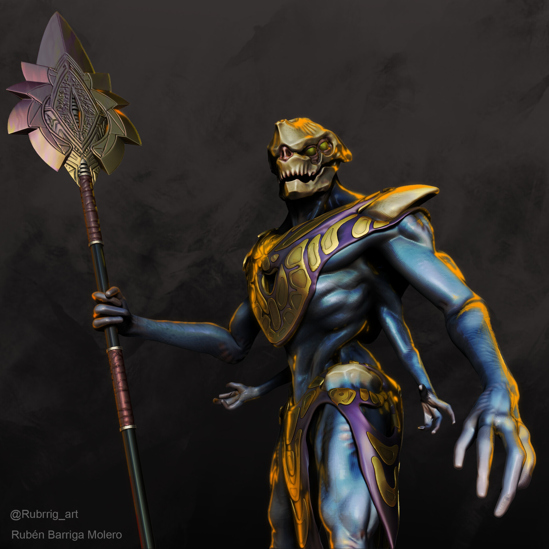 ArtStation - Alien Warrior