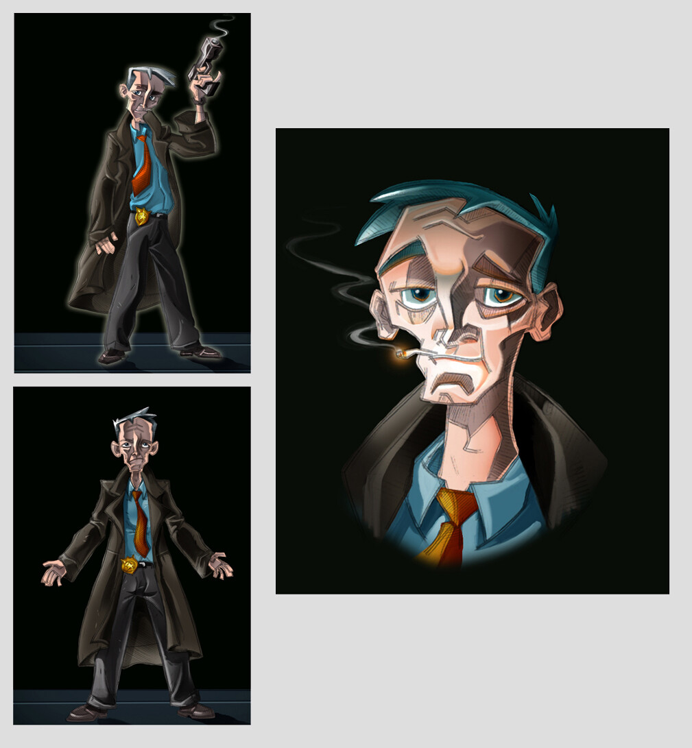ArtStation - DETECTIVE CONCEPT