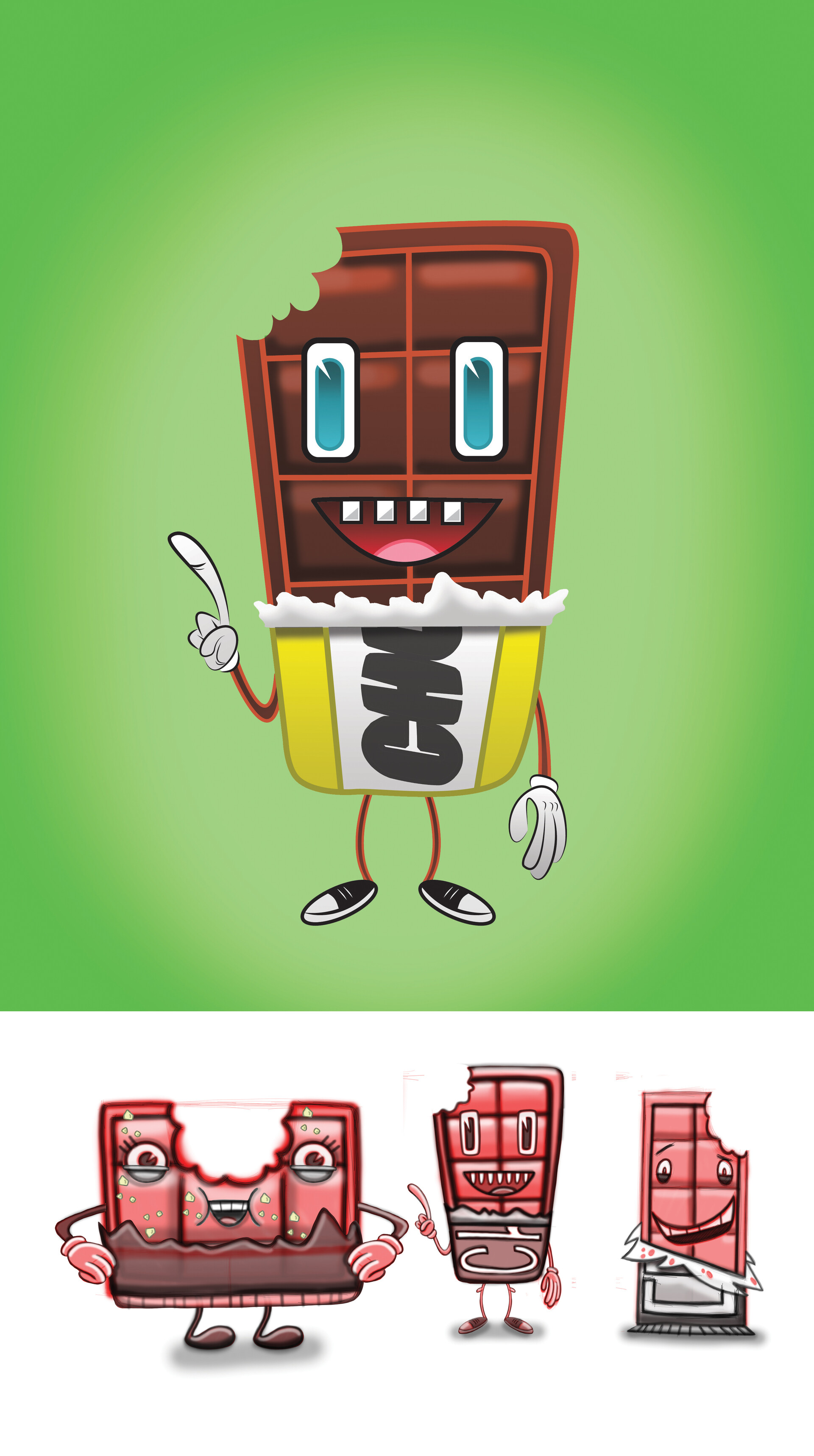 ArtStation - Mr. Chunky Candy Bar Concept