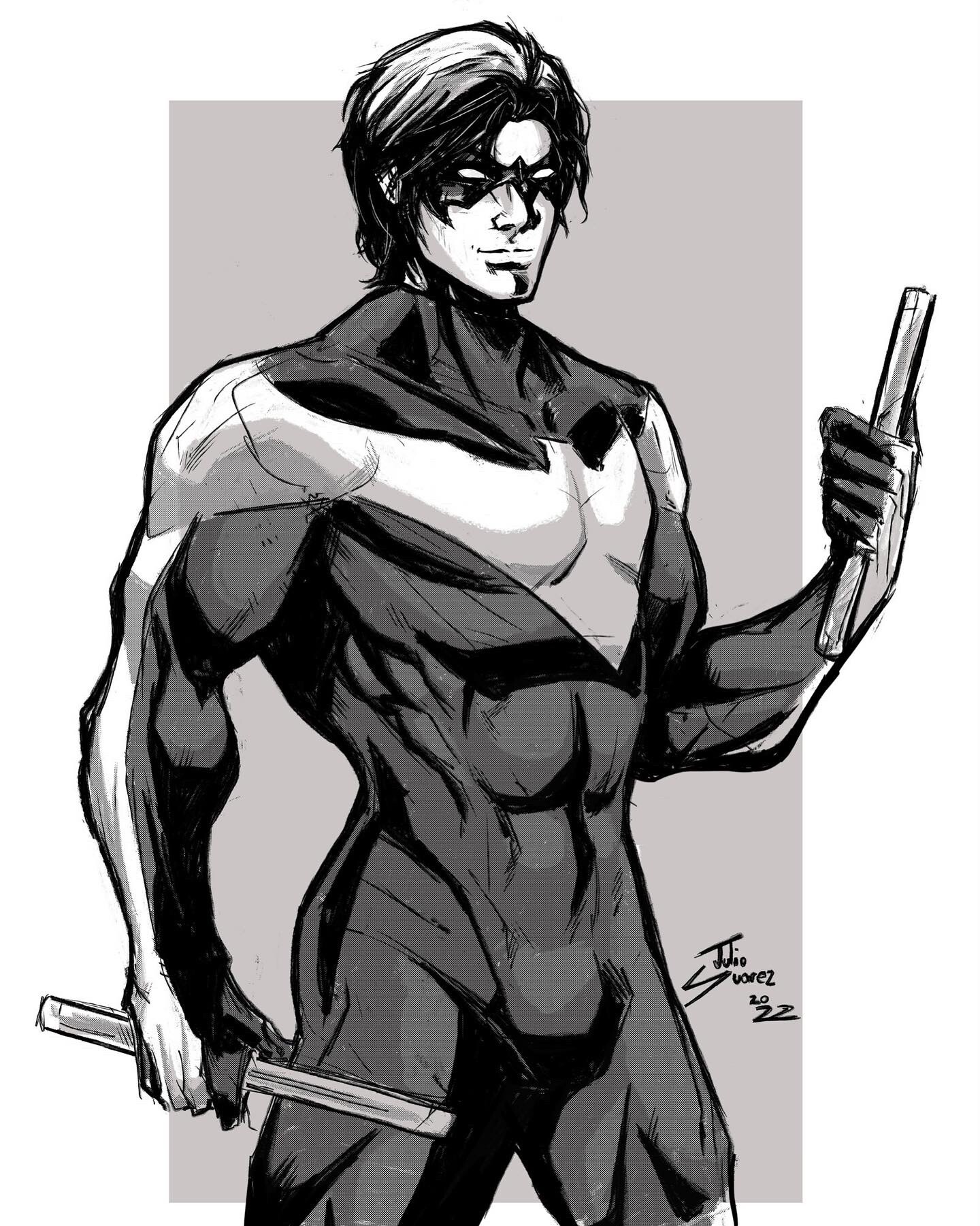 Nightwing Drawing Line