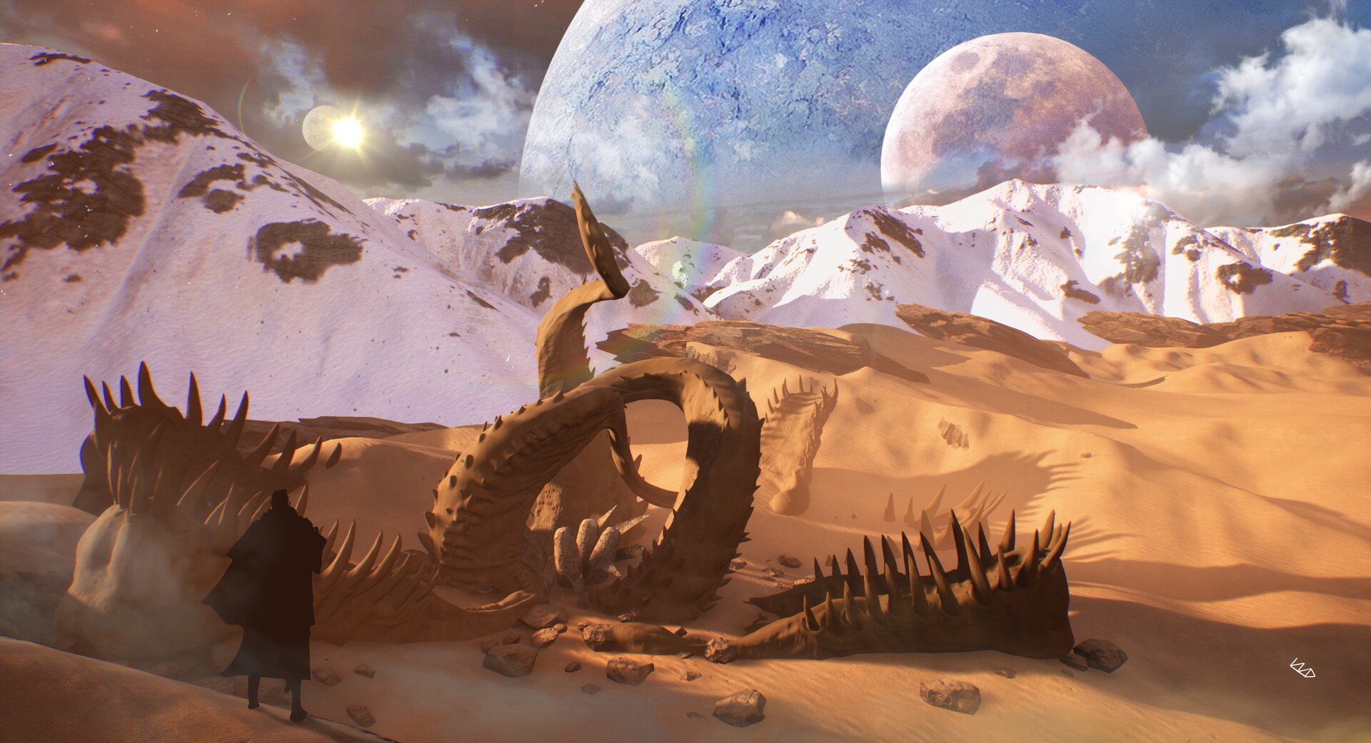 ArtStation - Extinct | planet of the dead