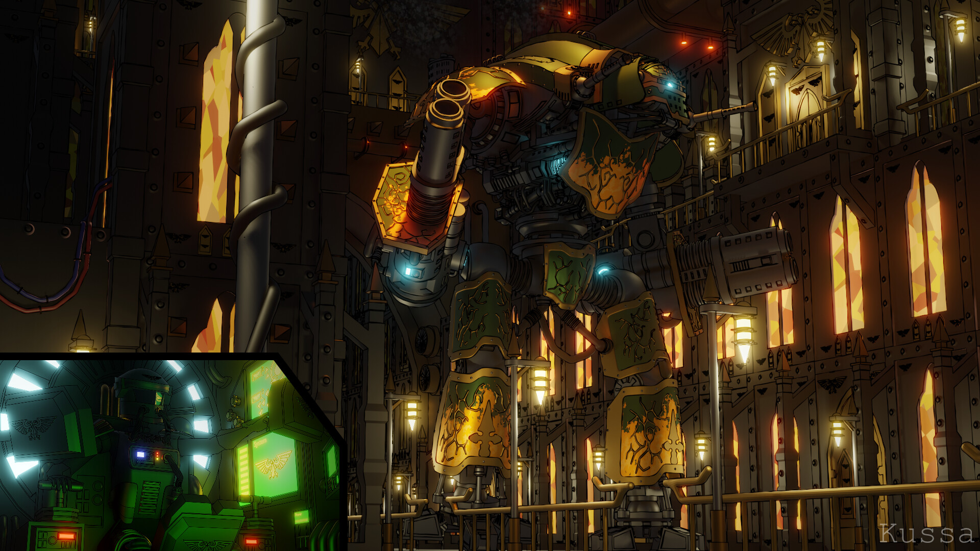 ArtStation - Imperial Knight "Embers Bane"