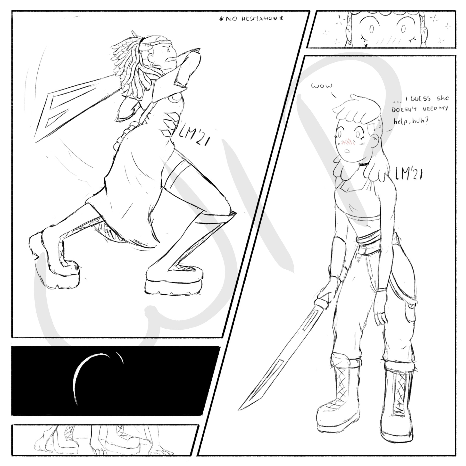 ArtStation - Comic page layout study