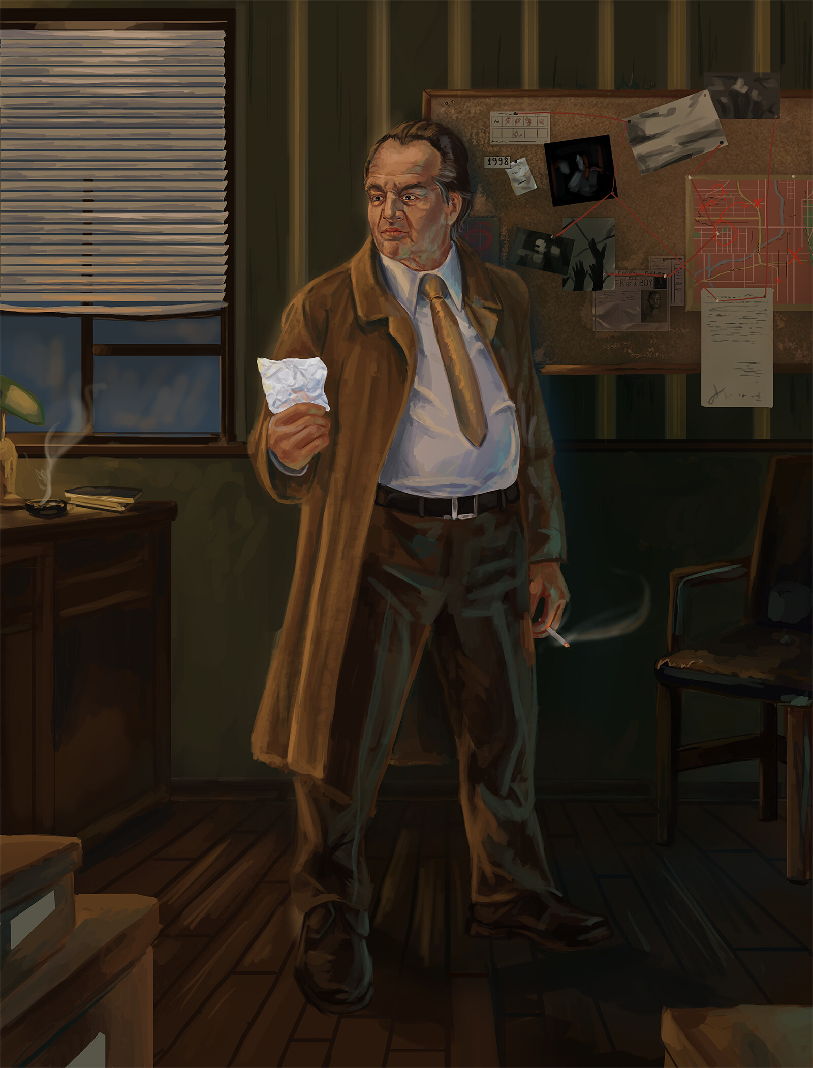 ArtStation - Detective illustration