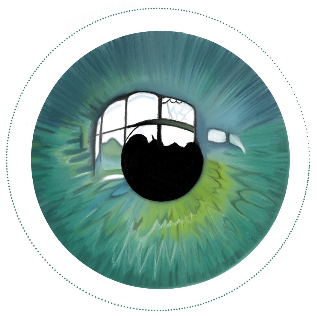 ArtStation - Green eye 2021