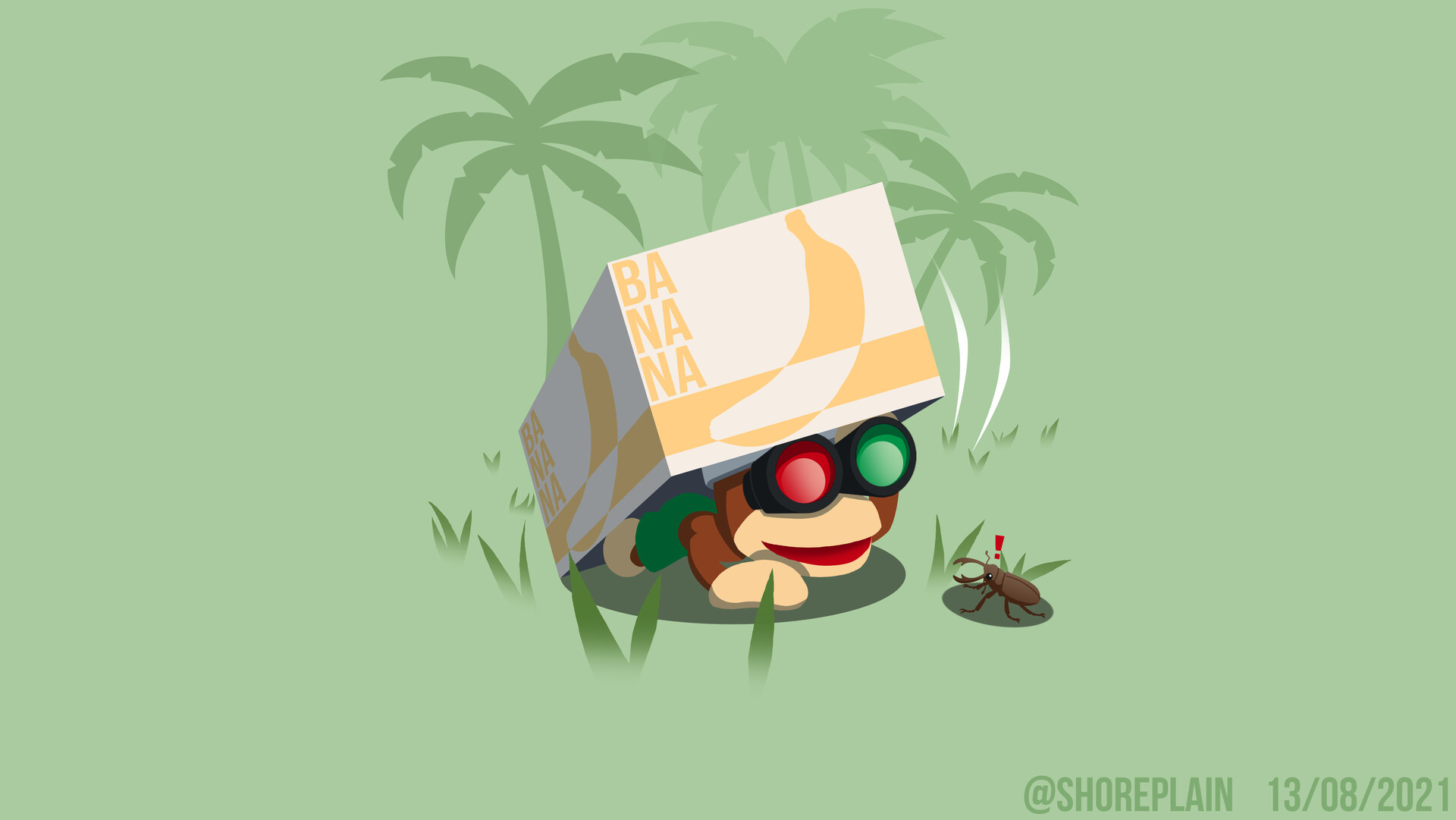 ArtStation - Pipo Monkey in the Jungle