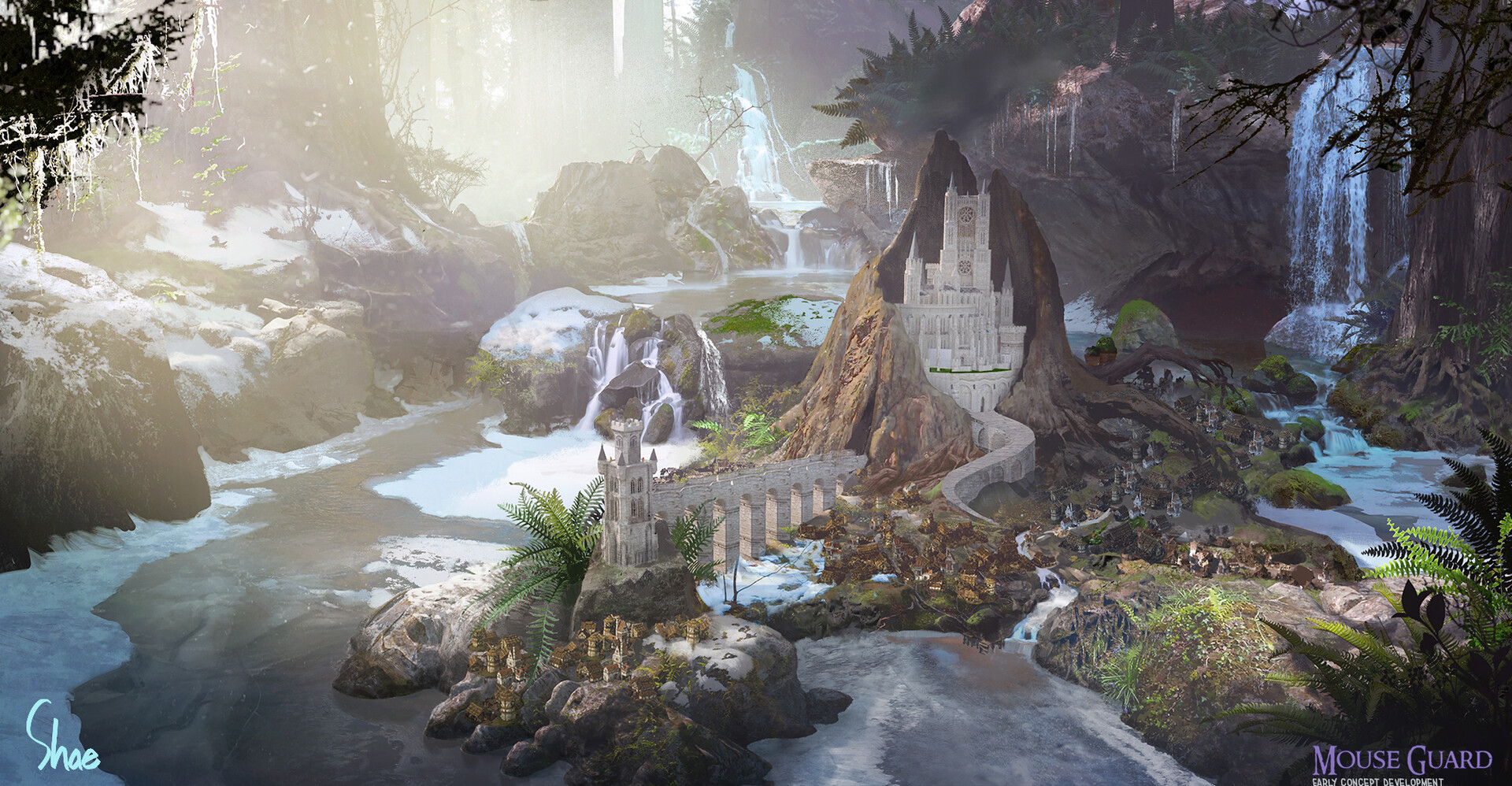 ArtStation - Mouse Guard Castle Drawings